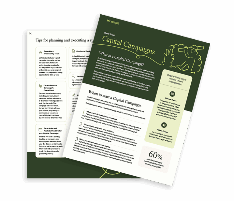 Capital campaign fundraising ideas for nonprofits